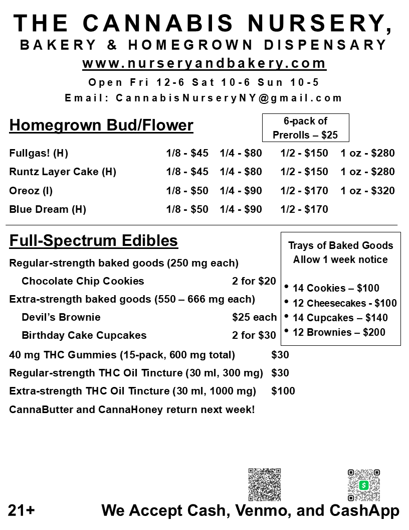 The Cannabis Nursery, Bakery & Homegrown Dispensary – Clones In Stock ...